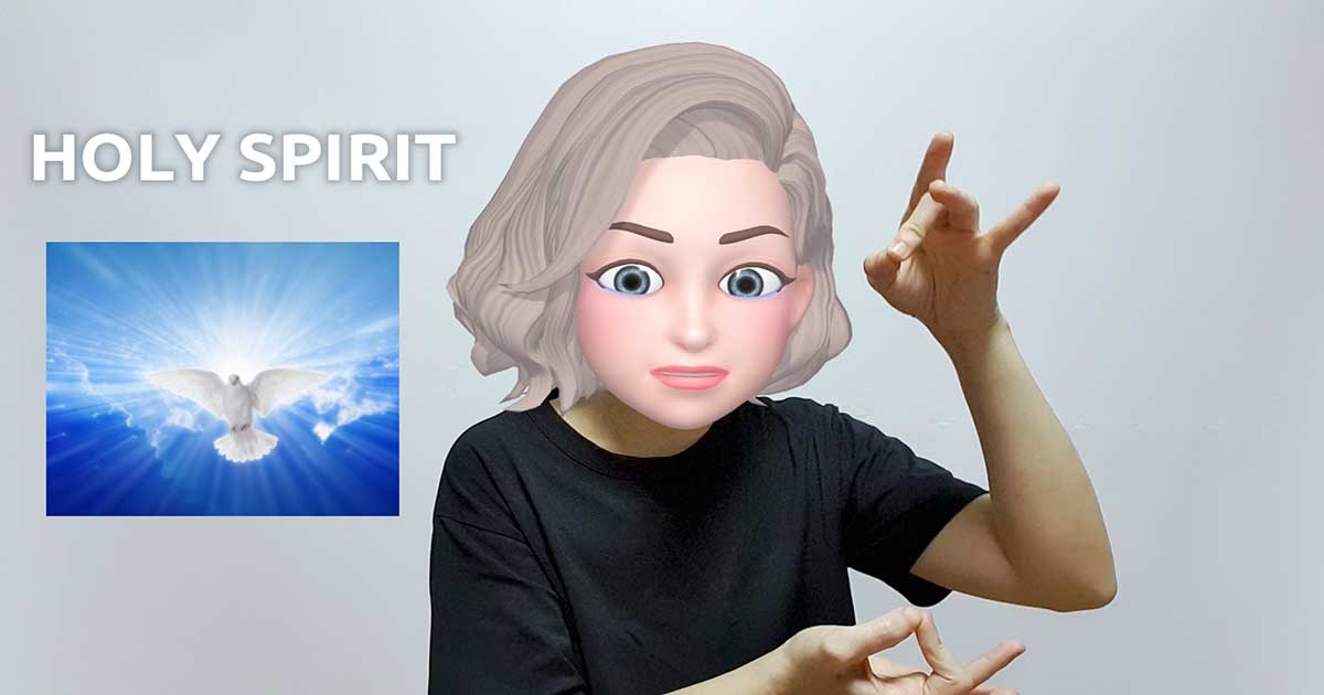 What is the American Sign Language ASL sign for Holy Spirit?