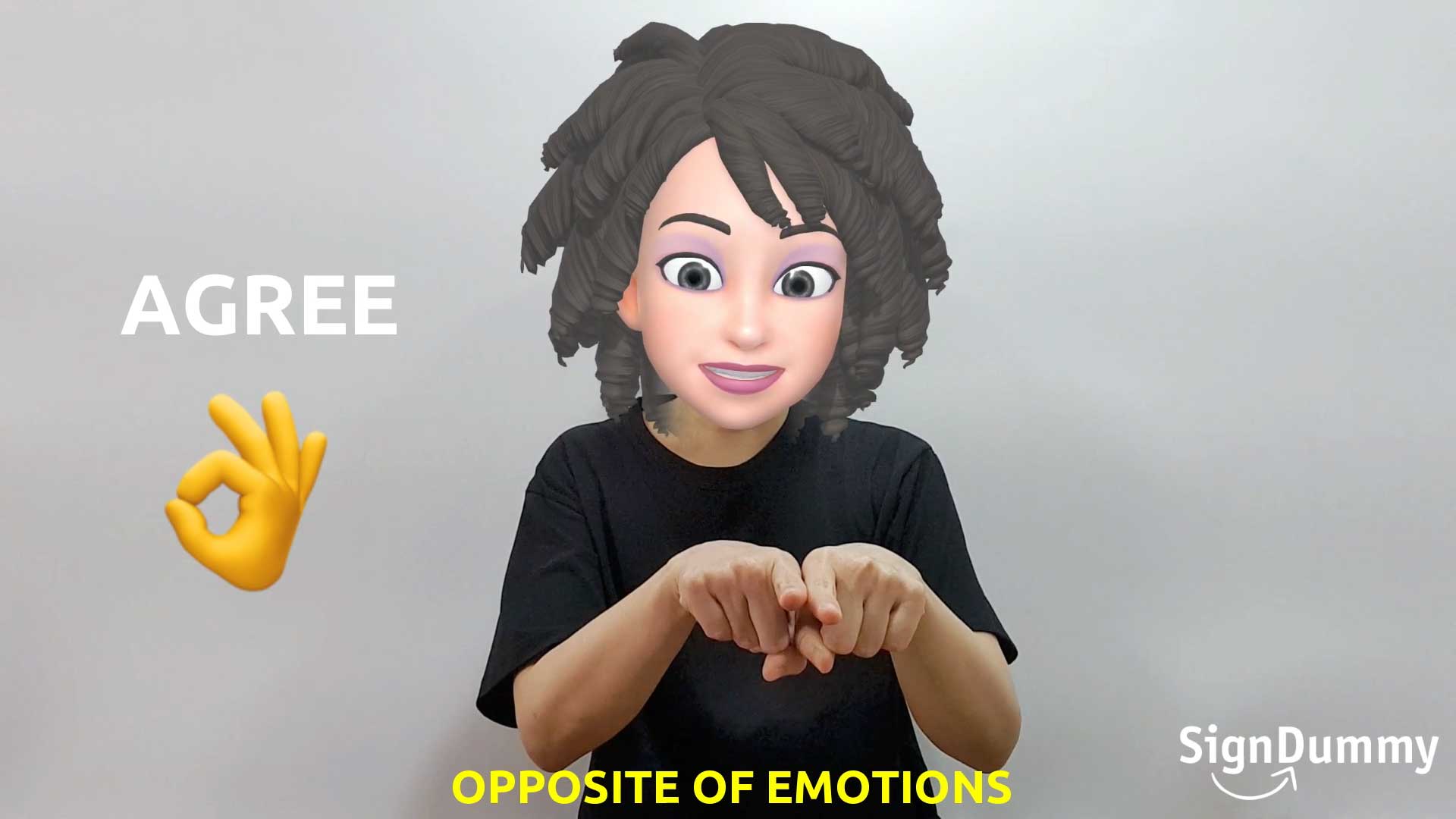 American Sign Language (ASL) Lesson: Opposite of Emotions Part 2