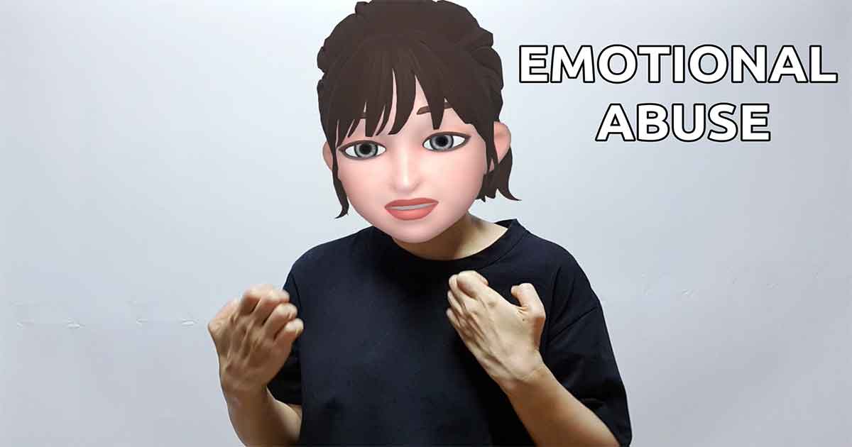 How to say emotional abuse in American Sign Language ASL sign?