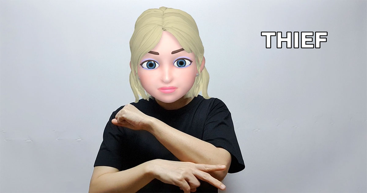 How to say thief in American Sign Language ASL sign?