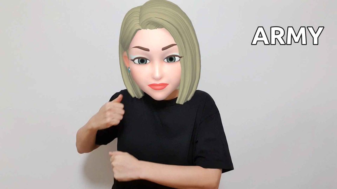 Learn American Sign Language ASL Dictionary Starting with A.