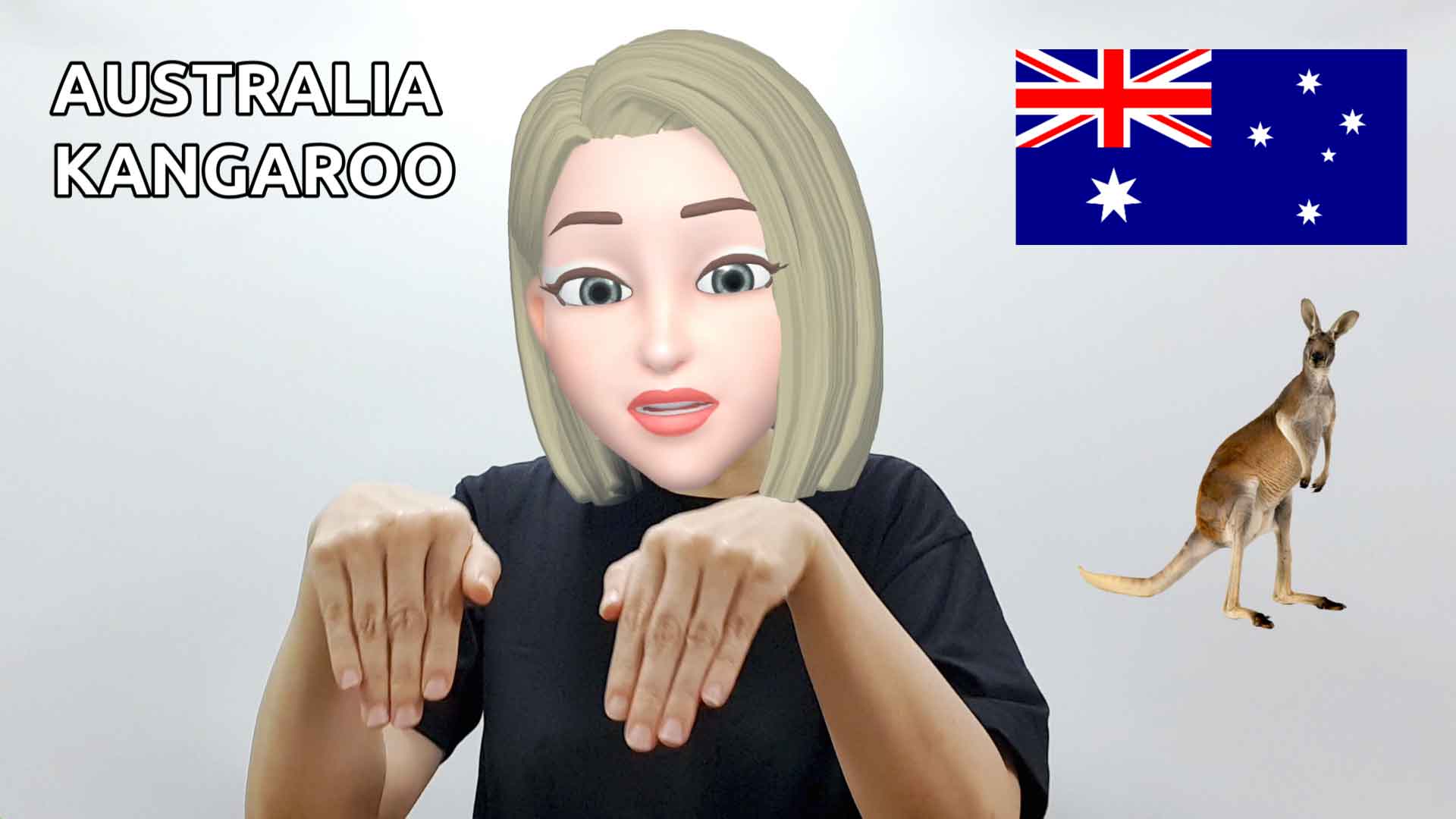 What is the American Sign Language ASL sign for kangaroo?