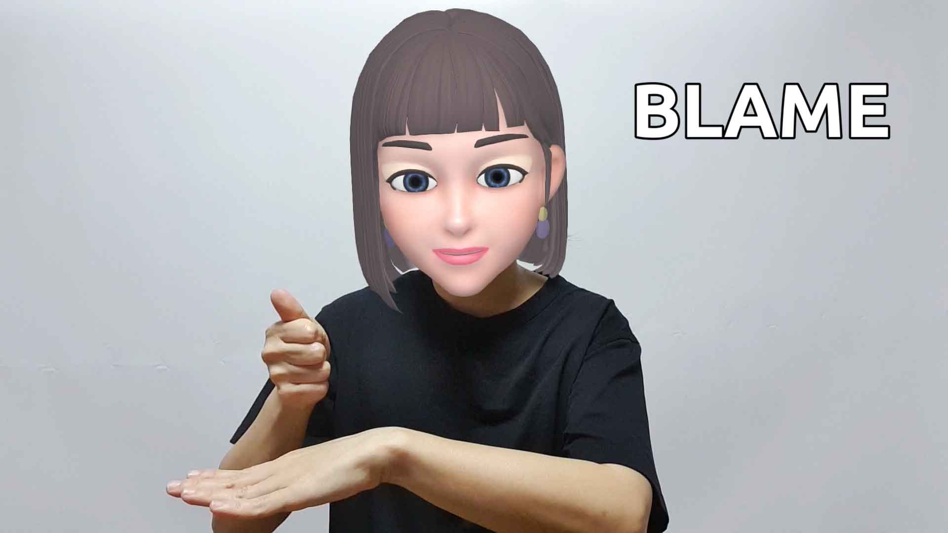 How to say blame in American Sign Language ASL sign?
