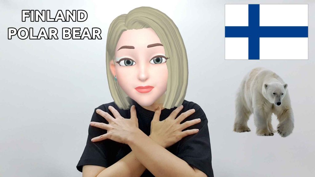 What is the American Sign Language ASL sign for polar bear?