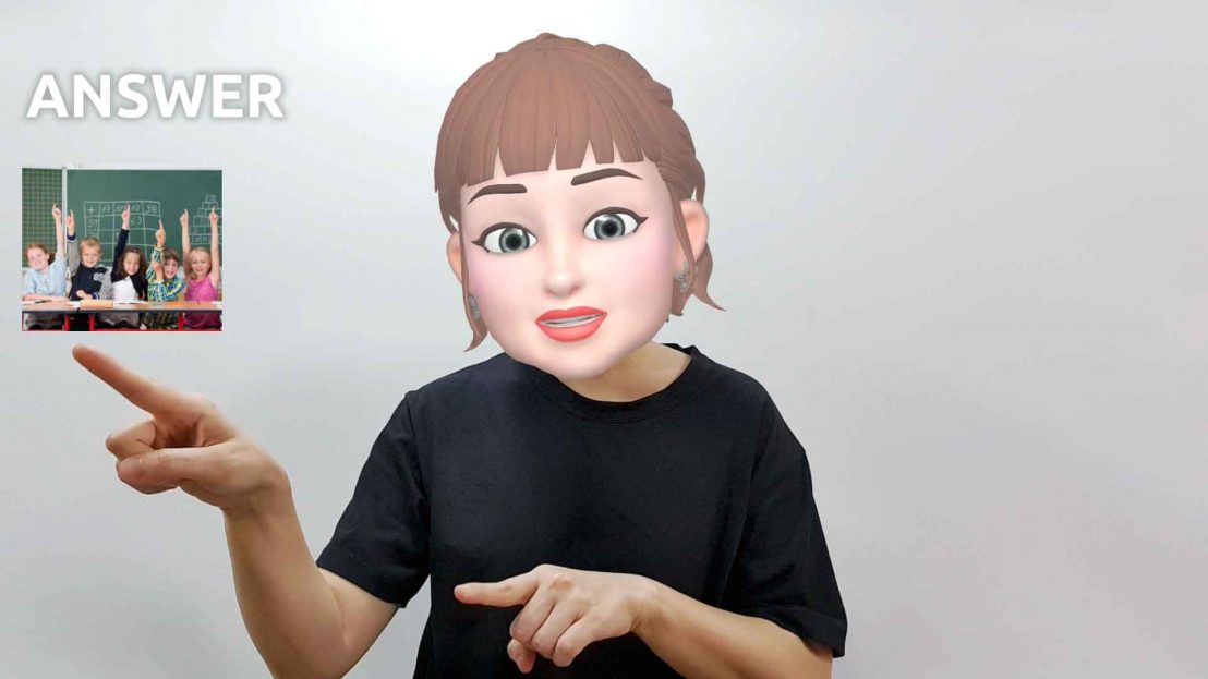 How to say answer and ask in American Sign Language ASL sign?