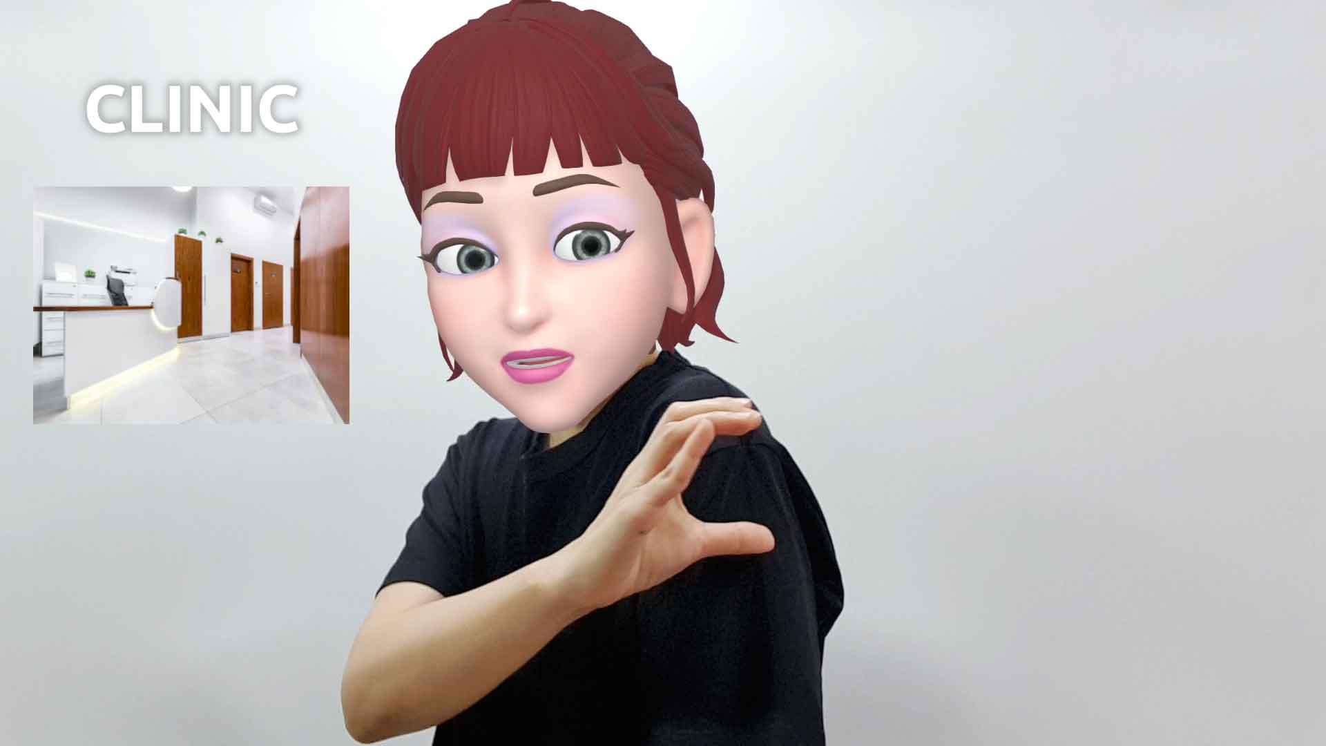 What is the American Sign Language ASL sign for clinic?