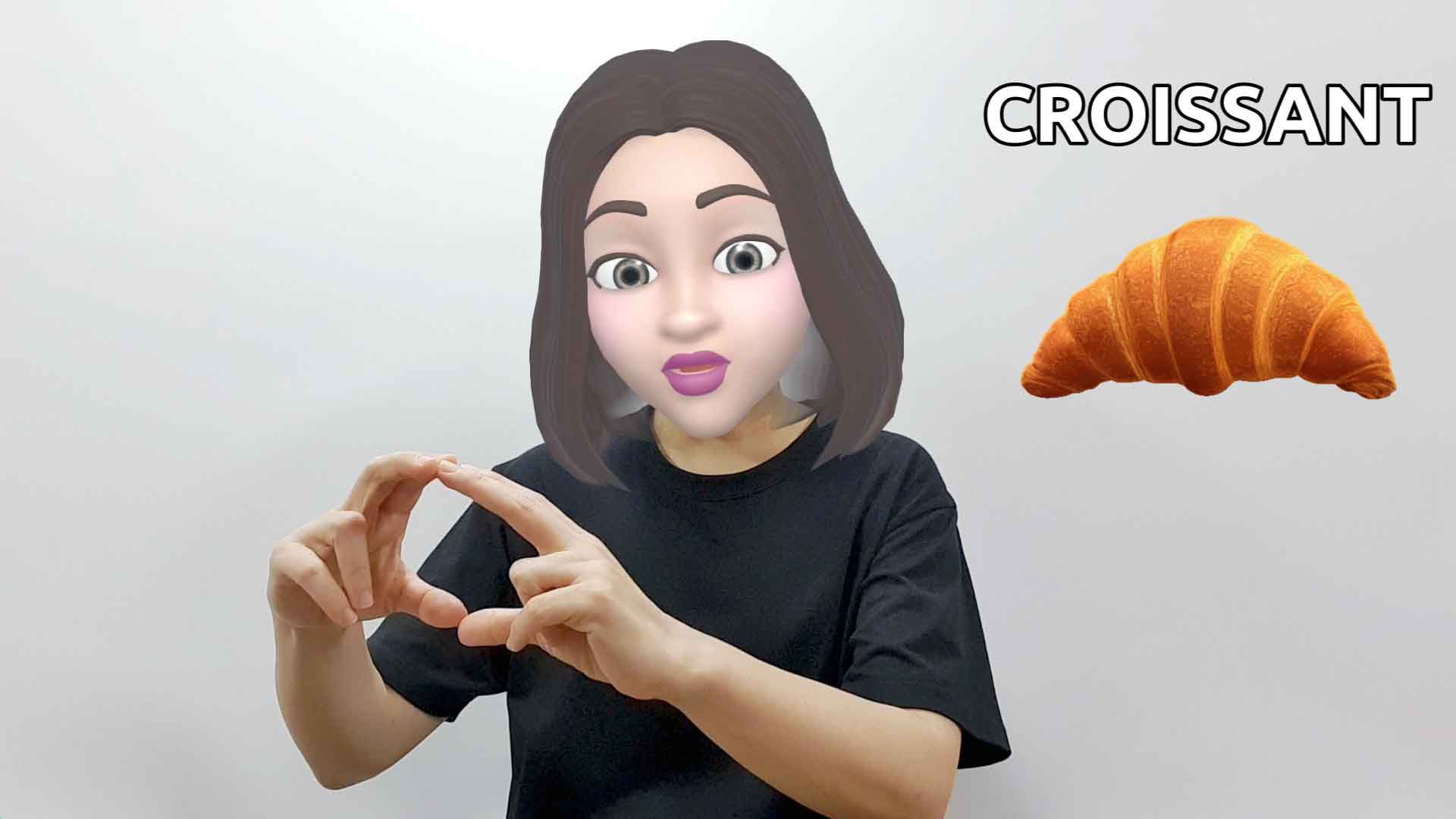 What is the American Sign Language ASL sign for croissant?