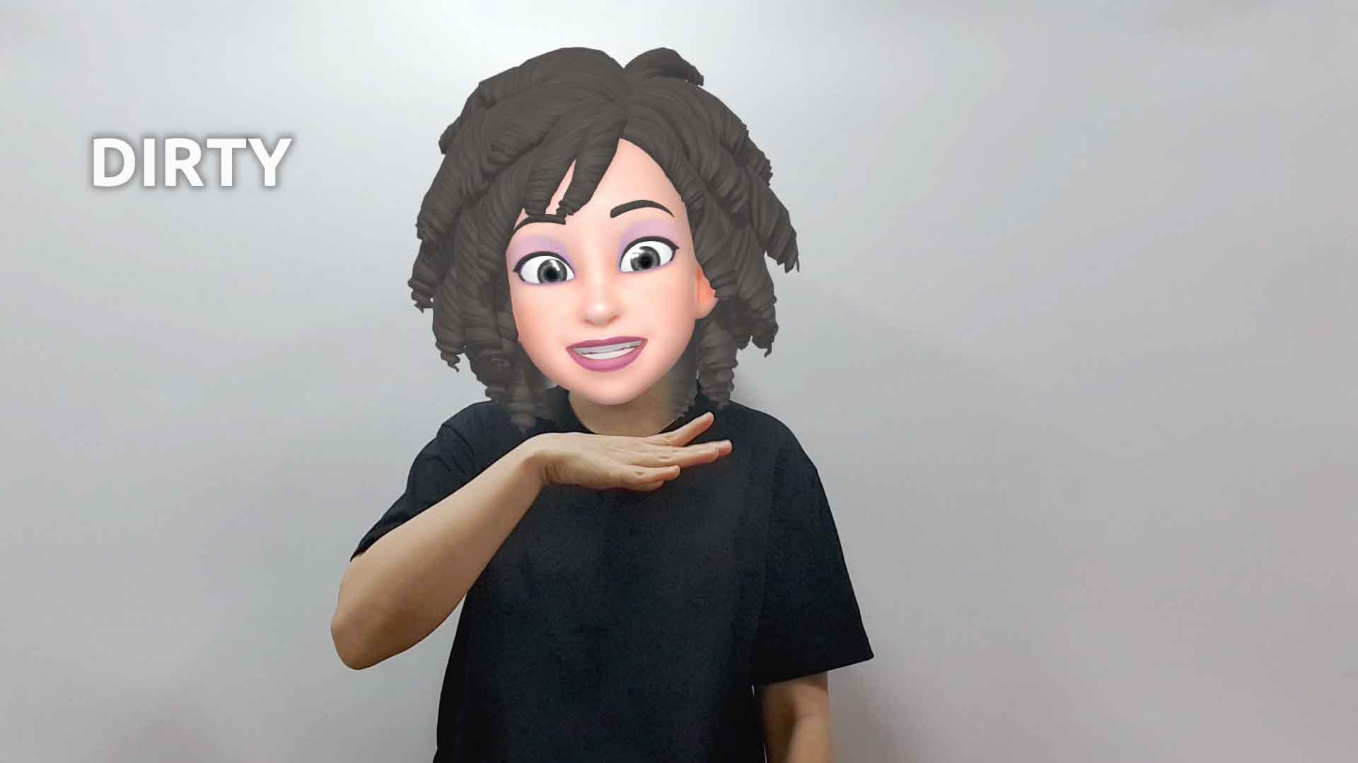 What is the American Sign Language ASL sign for dirty and clean?