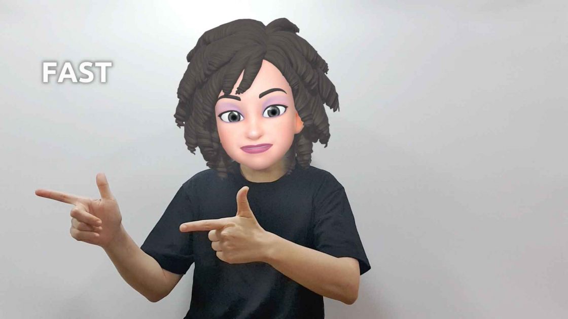 How to say fast and slow in American Sign Language ASL sign?