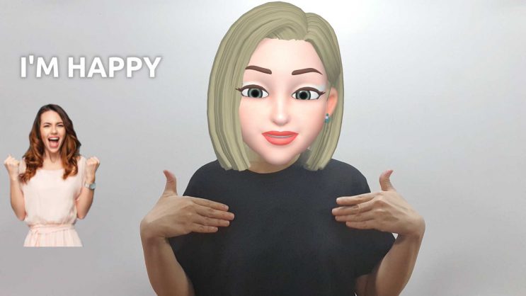 How to sign I am happy in American Sign Language (ASL)?