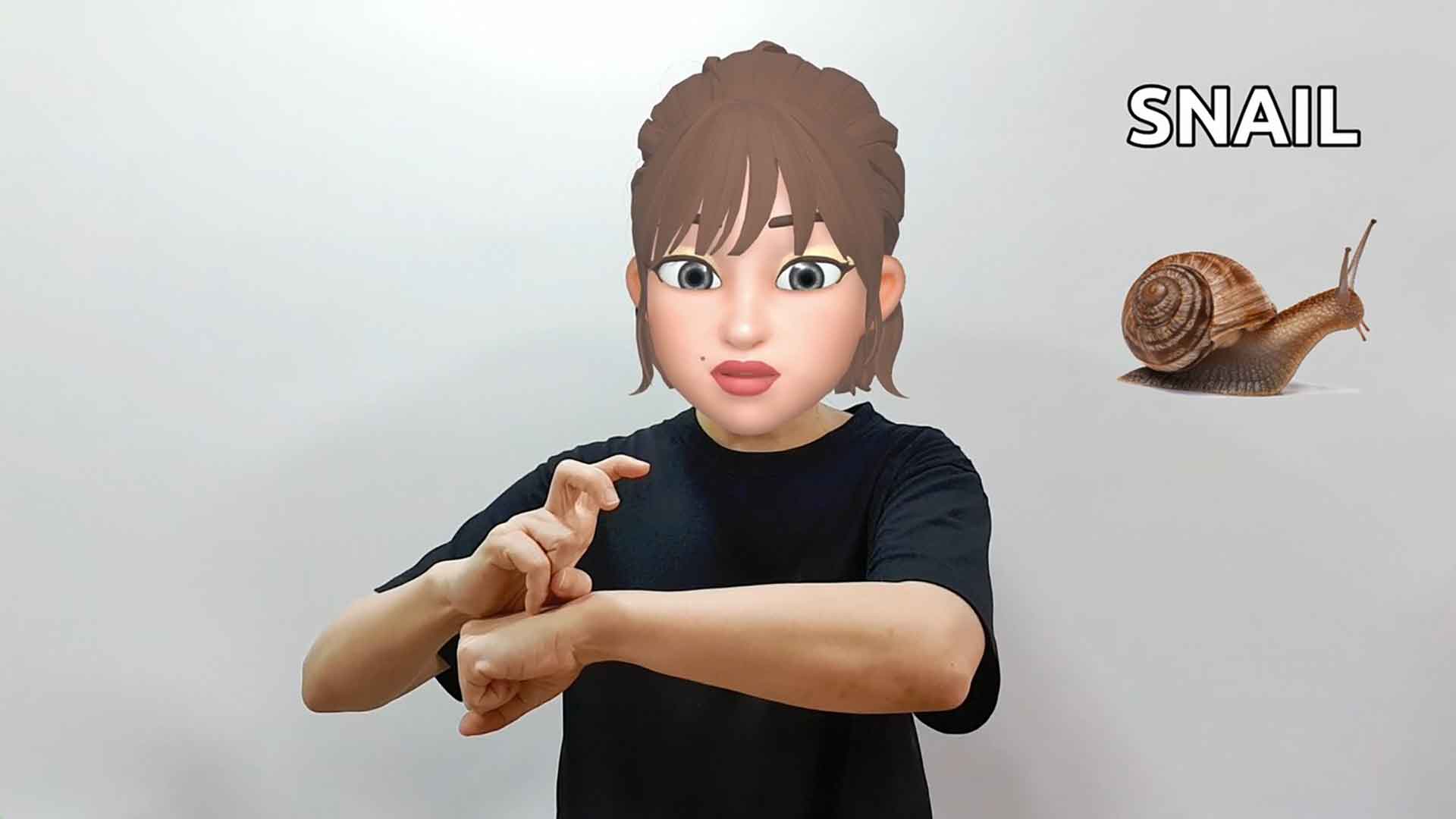 What is the American Sign Language ASL sign for snail?