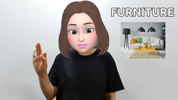 Learn Free American Sign Language (ASL) Lesson: Furniture
