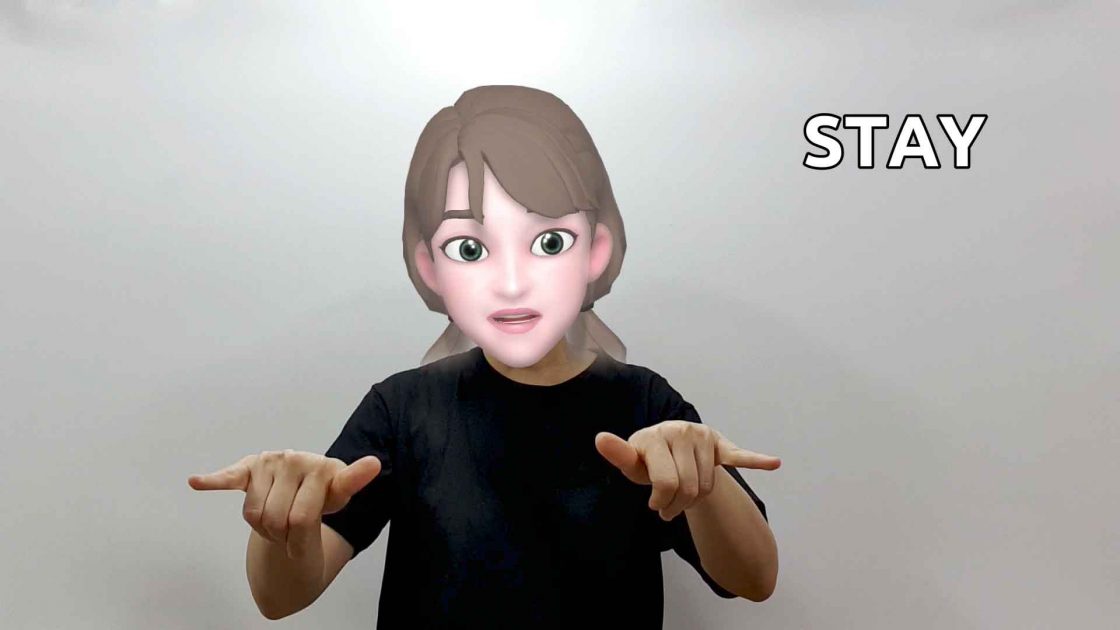 How to say enter and leave in American Sign Language ASL sign?