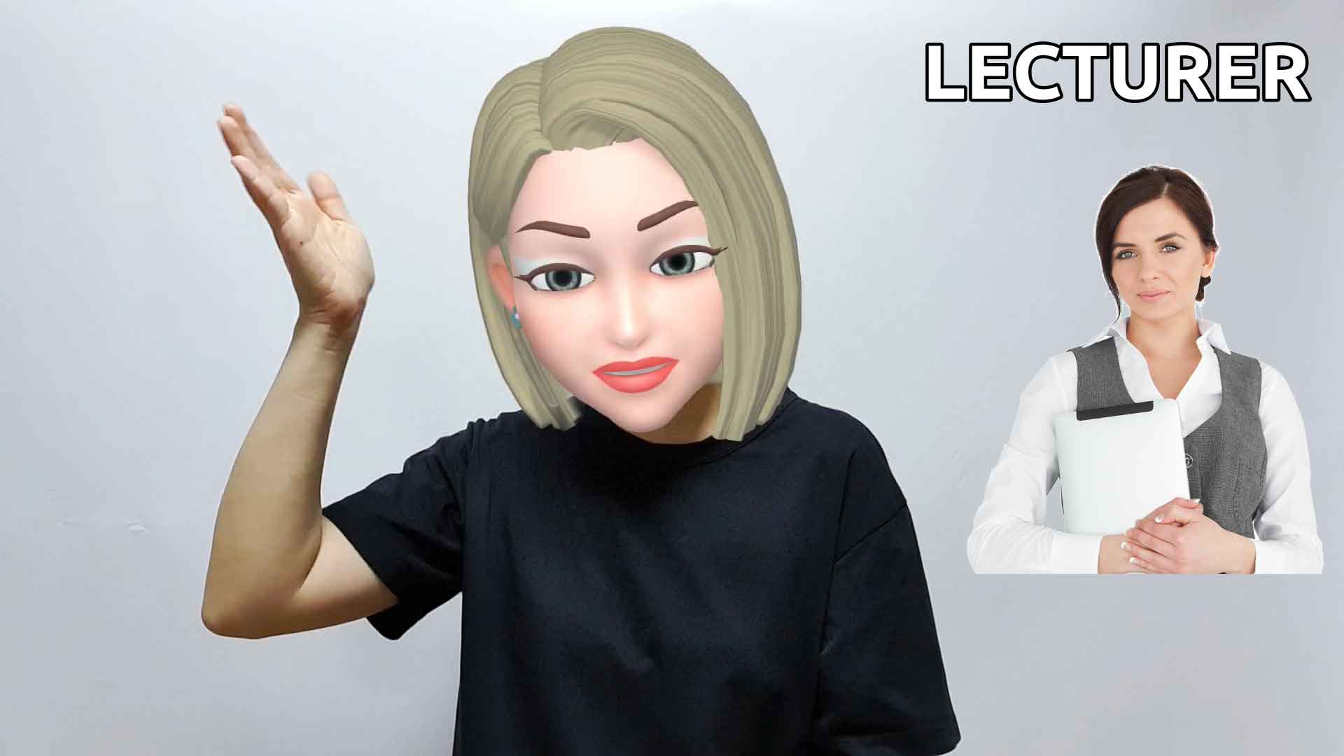 How to say and practice lecturer in American Sign Language?