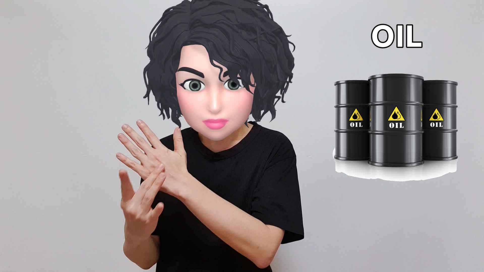How to say and practice oil in American Sign Language?
