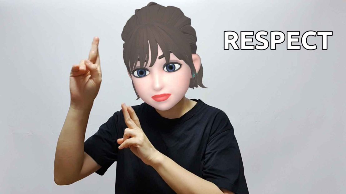 What is the American Sign Language ASL sign for respect?