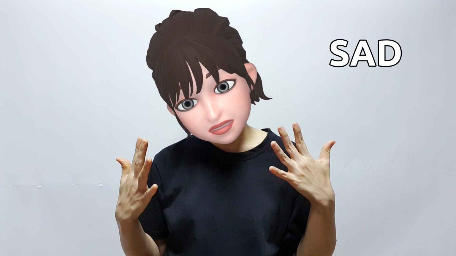 What are the American Sign Language ASL signs for joy and sad?