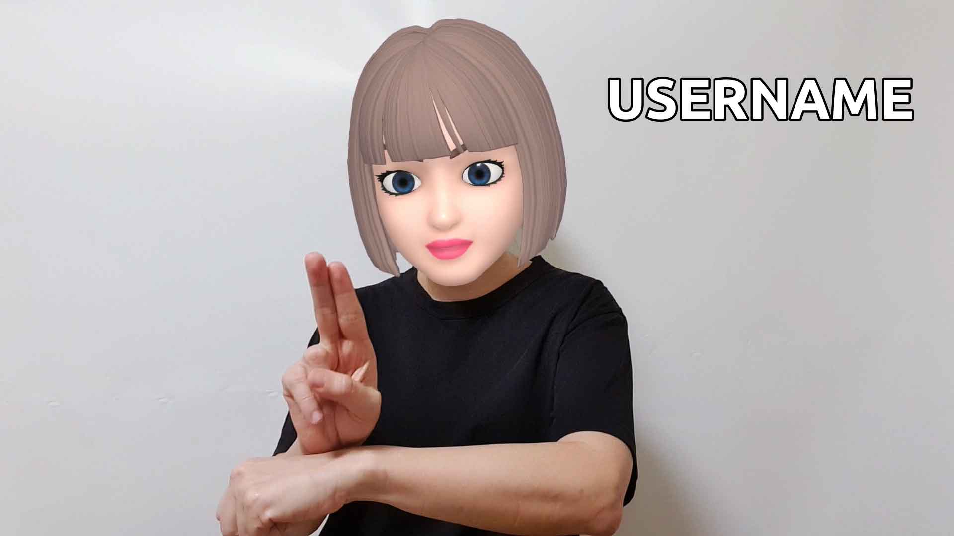 How to say username in American Sign Language ASL sign?