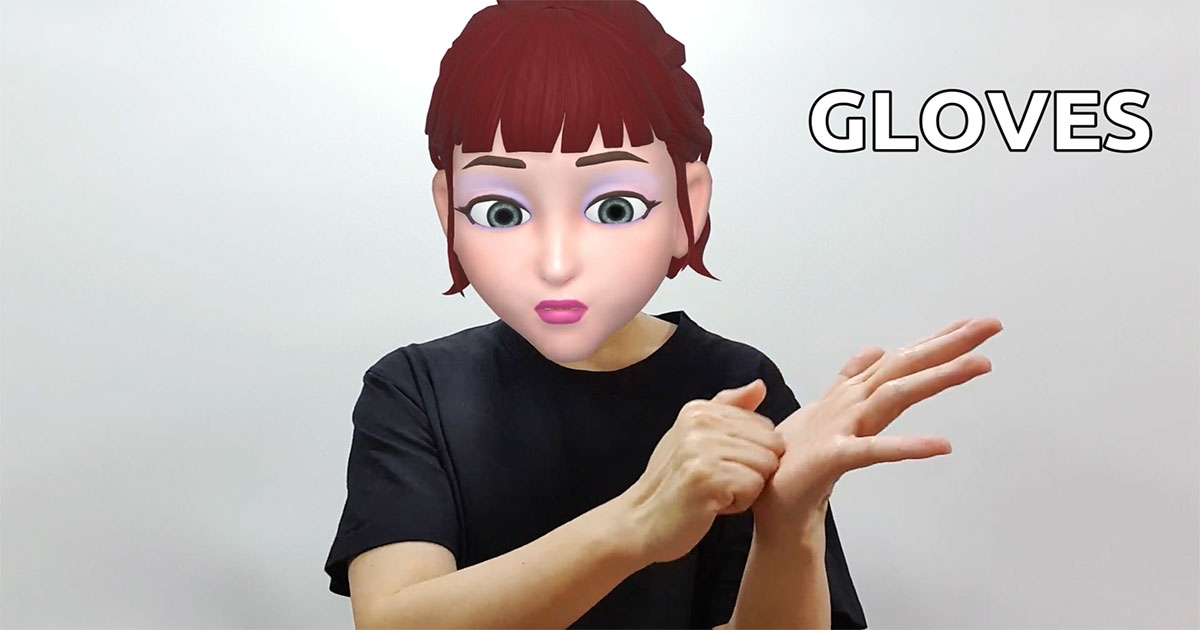 How to sign gloves in American Sign Language (ASL)?